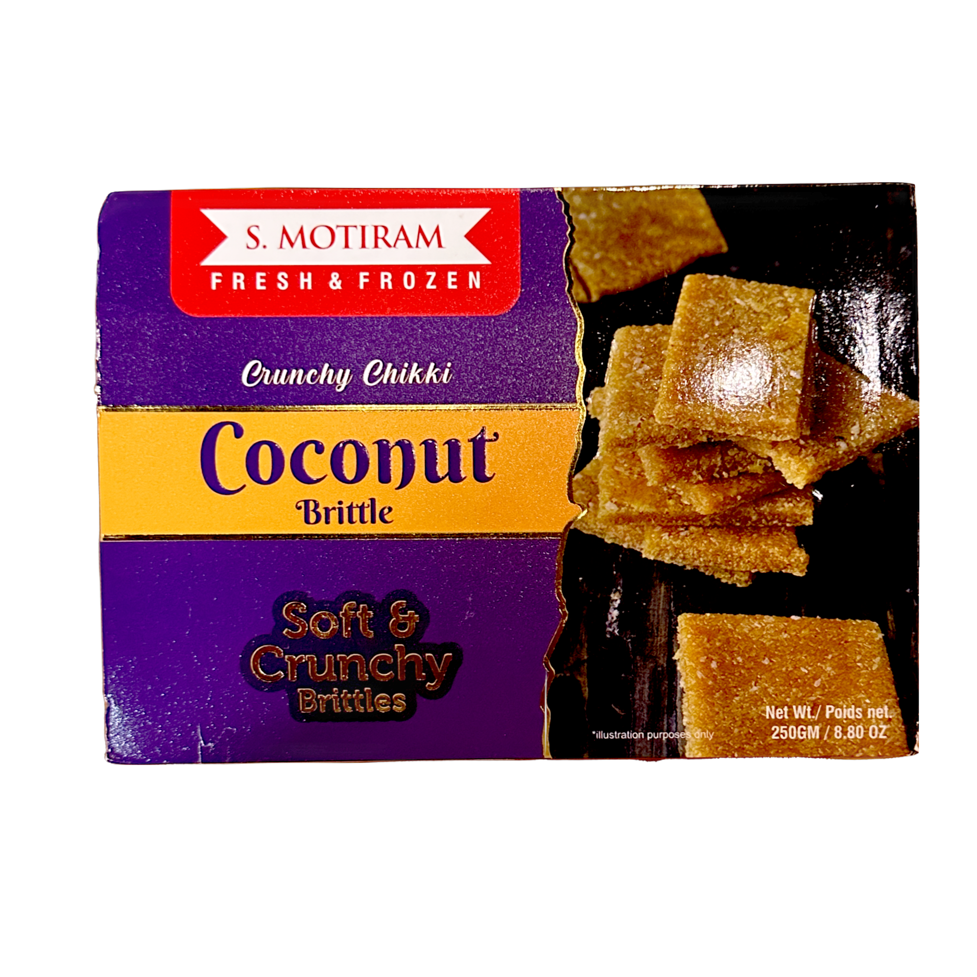 S Motiram Chikki Coconut 200g — Spice Divine