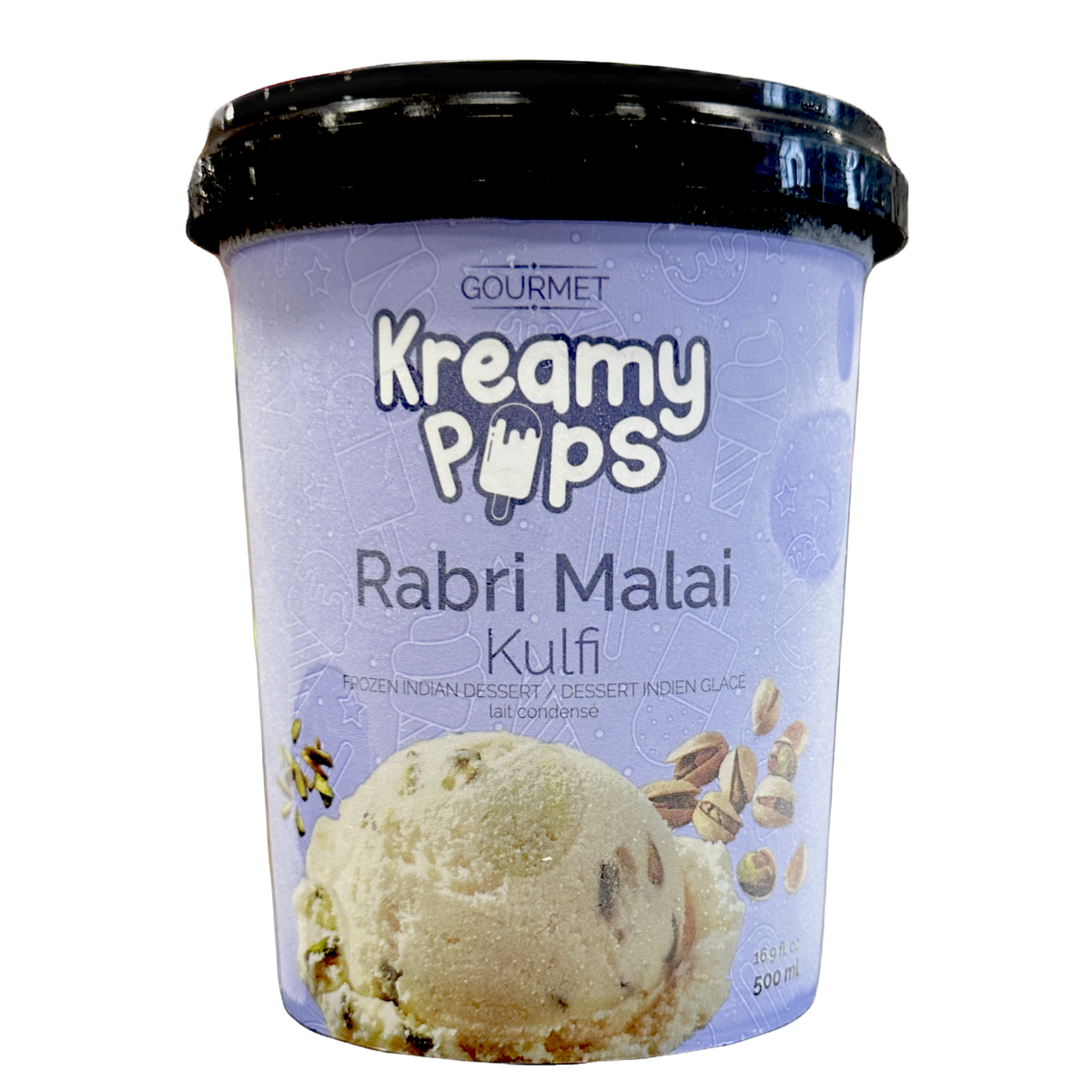 Kreamy Pops Rabri Malai Kulfi Tub 500ml — Spice Divine