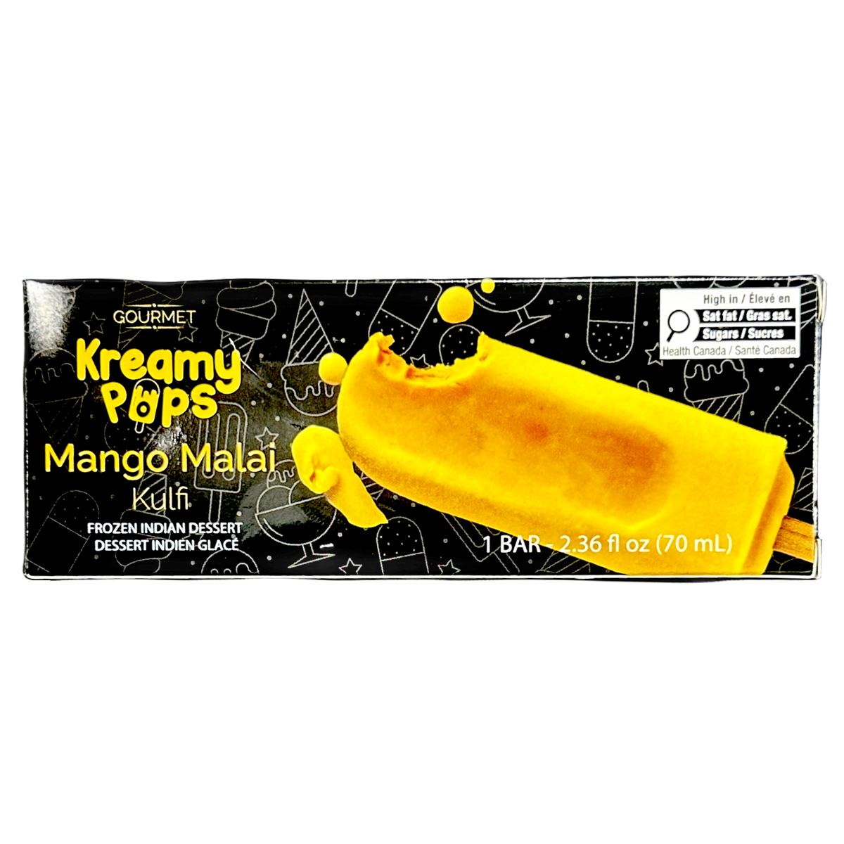 Kreamy Pops Mango Malai Kulfi 70ml — Spice Divine