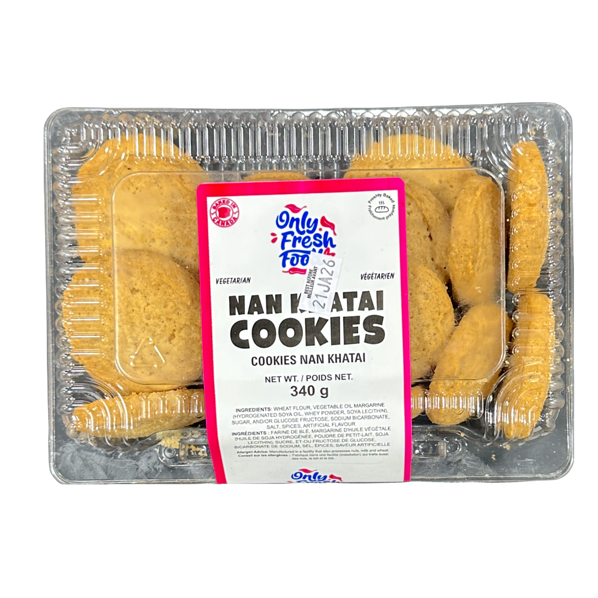 Only Fresh Food Nan Khatai Cookies 340g — Spice Divine