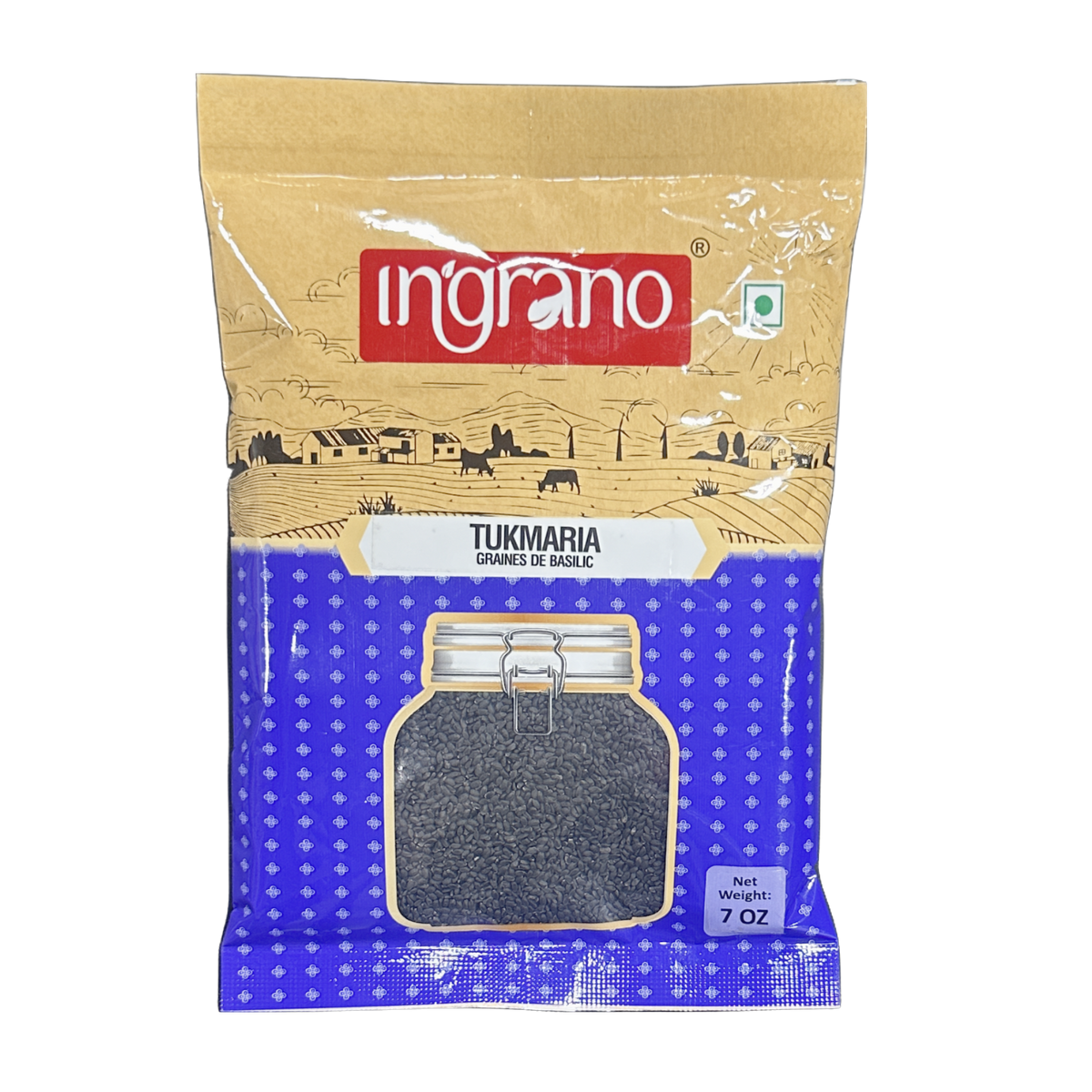 Ingrano Takmaria (Basil Seeds) 200g — Spice Divine