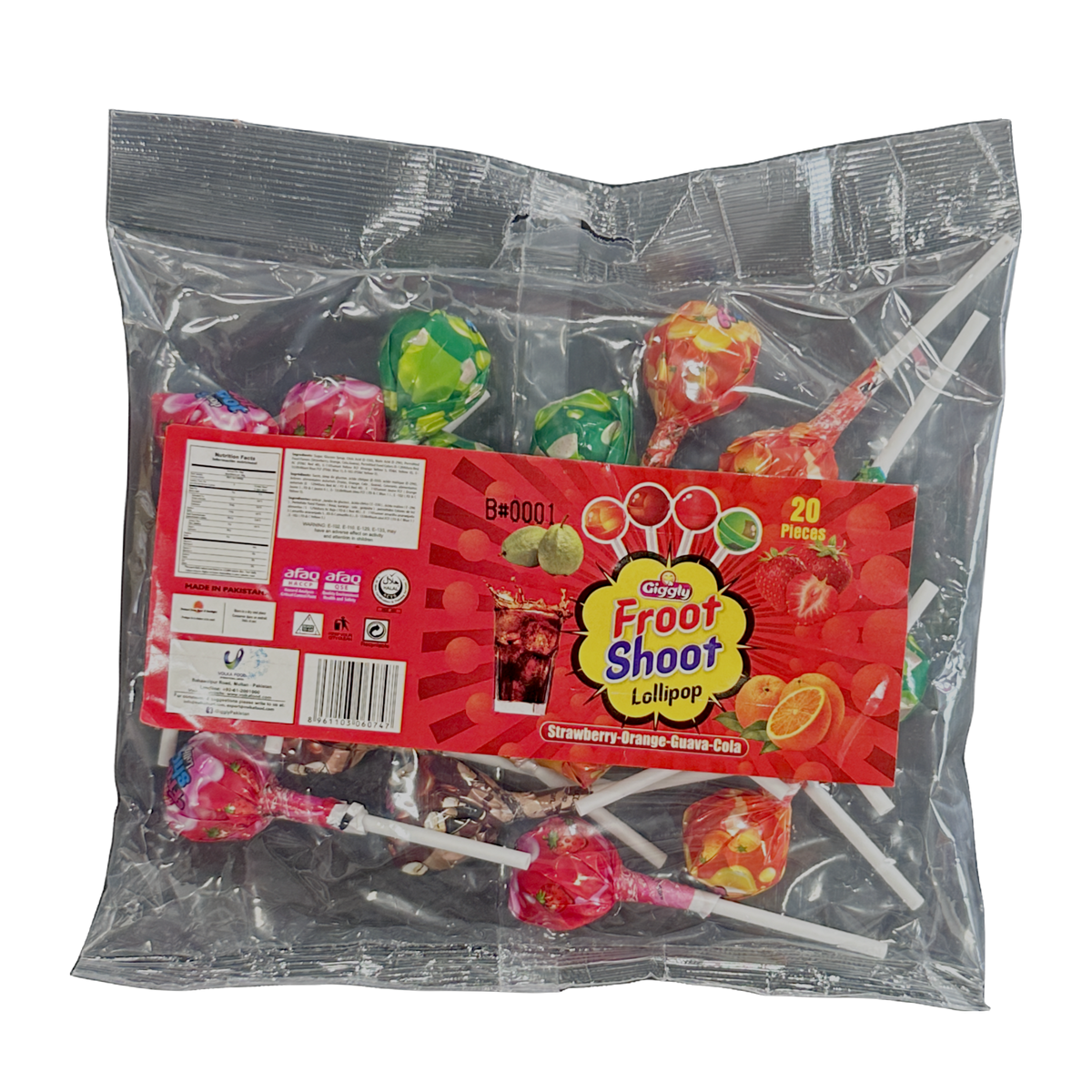 Giggly Froot Shoot Lollipops 20Pcs — Spice Divine