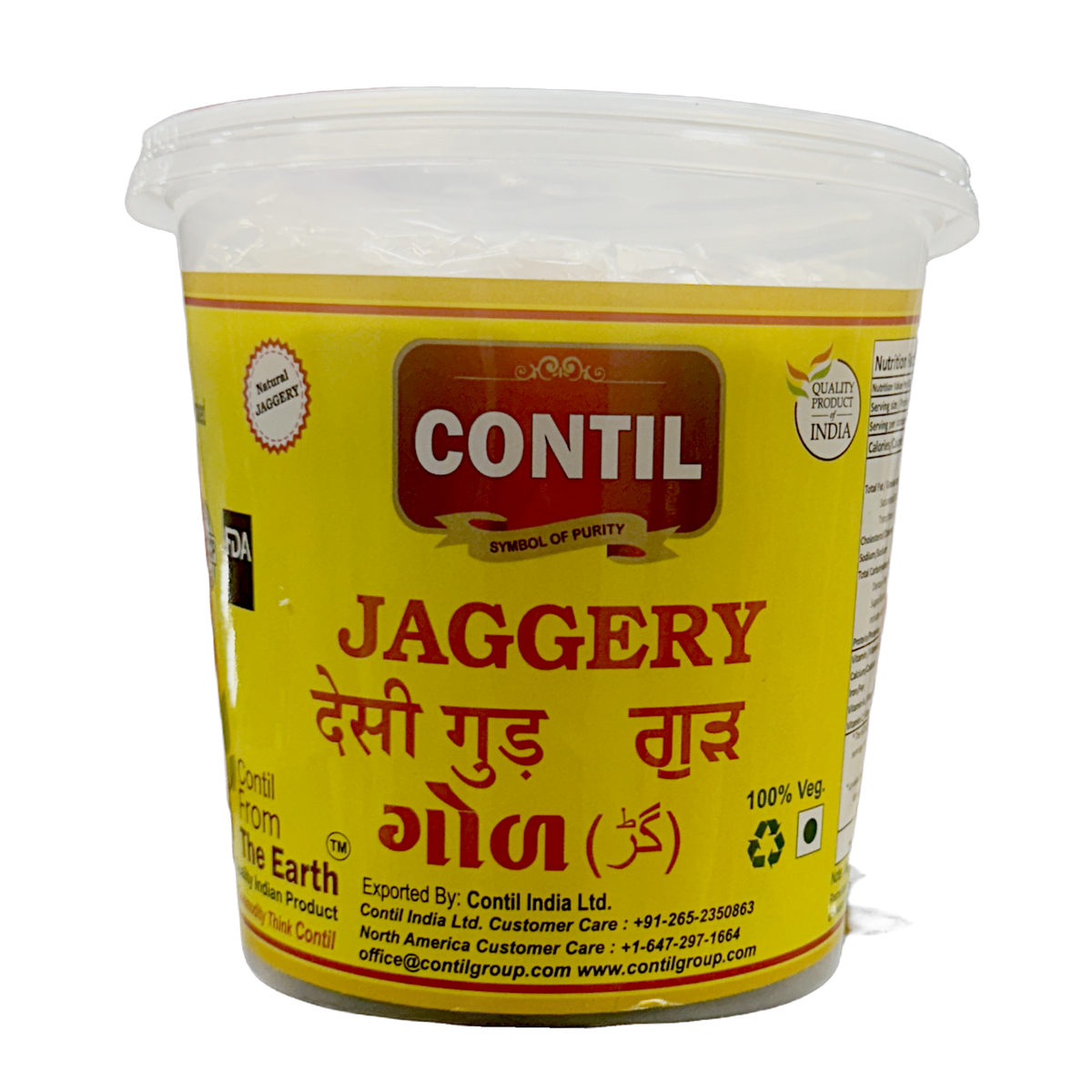 Contil Desi Jaggery 1Kg — Spice Divine