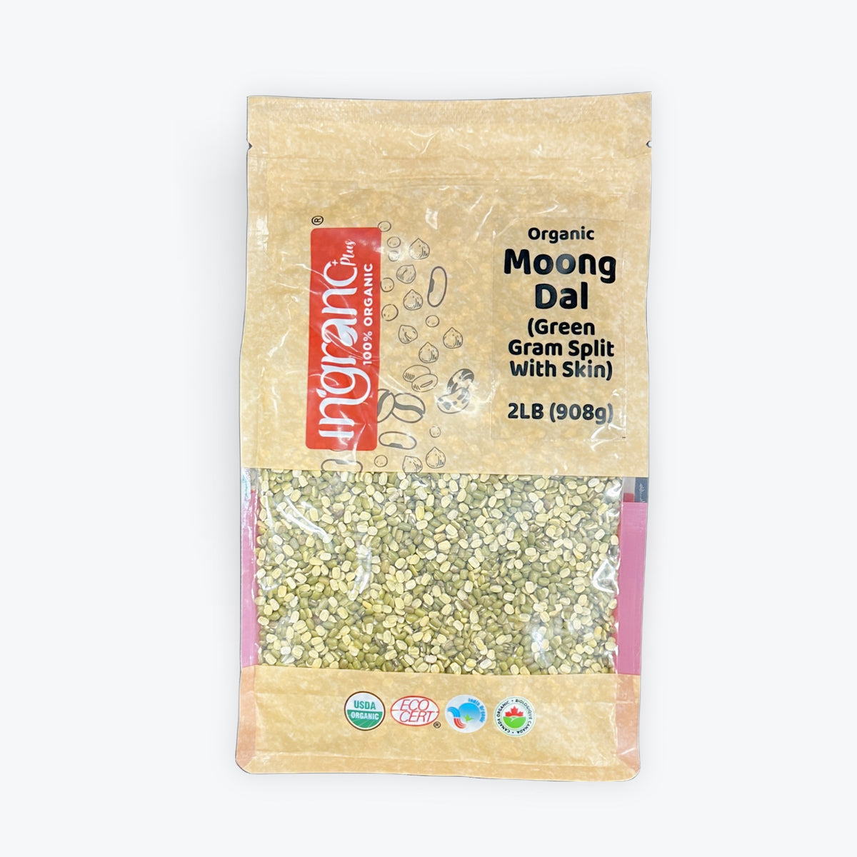 Ingrano Moong Dal Split 2Lb — Spice Divine