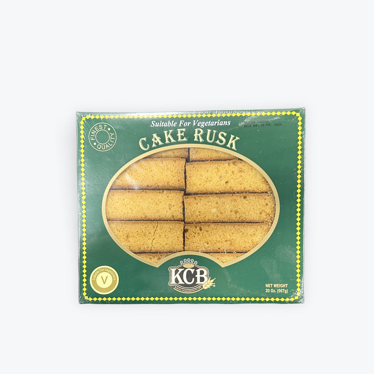 KCB Crown Brand Cake Rusk Eggless 567g — Spice Divine