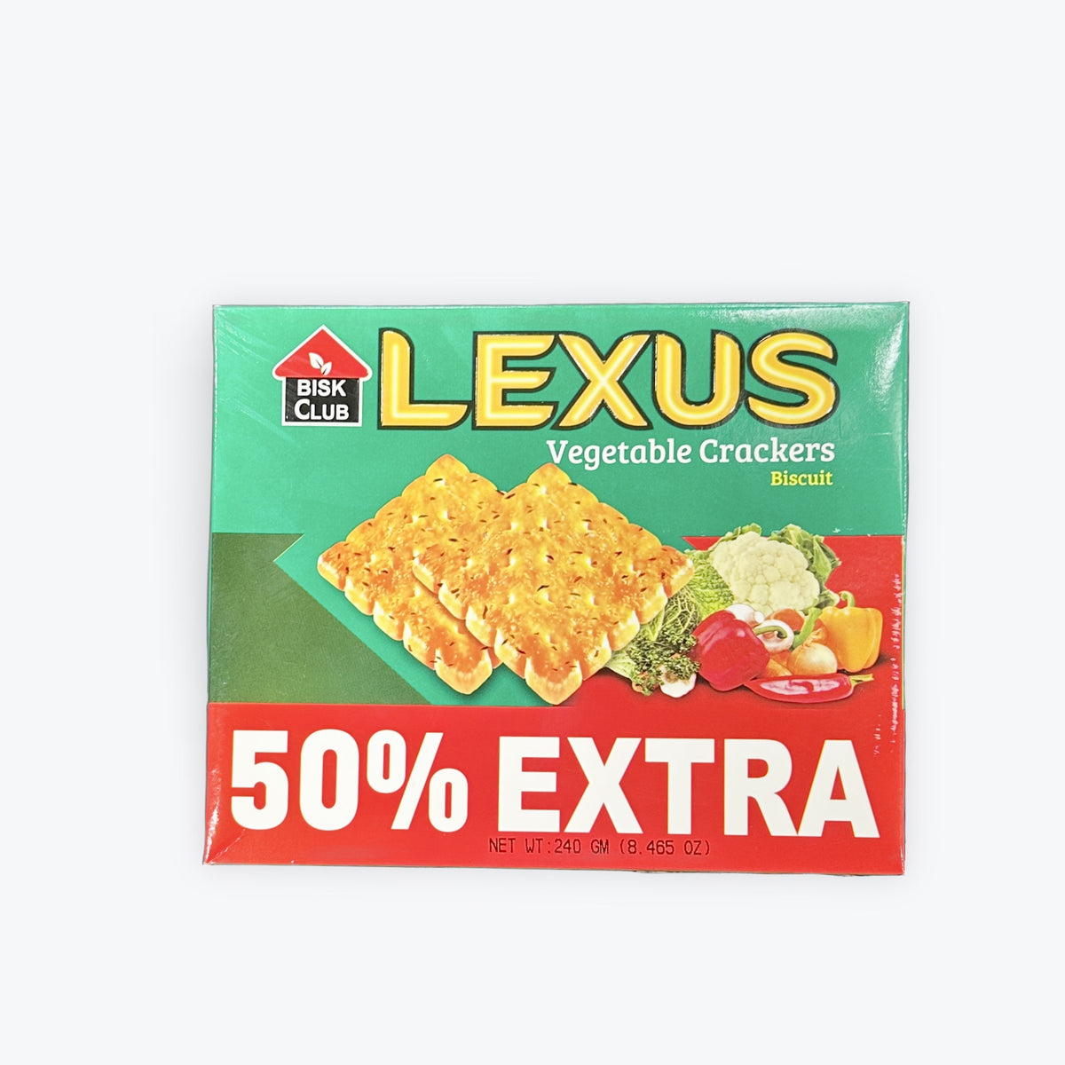 Lexus Vegetable Crackers Biscuit 240g — Spice Divine