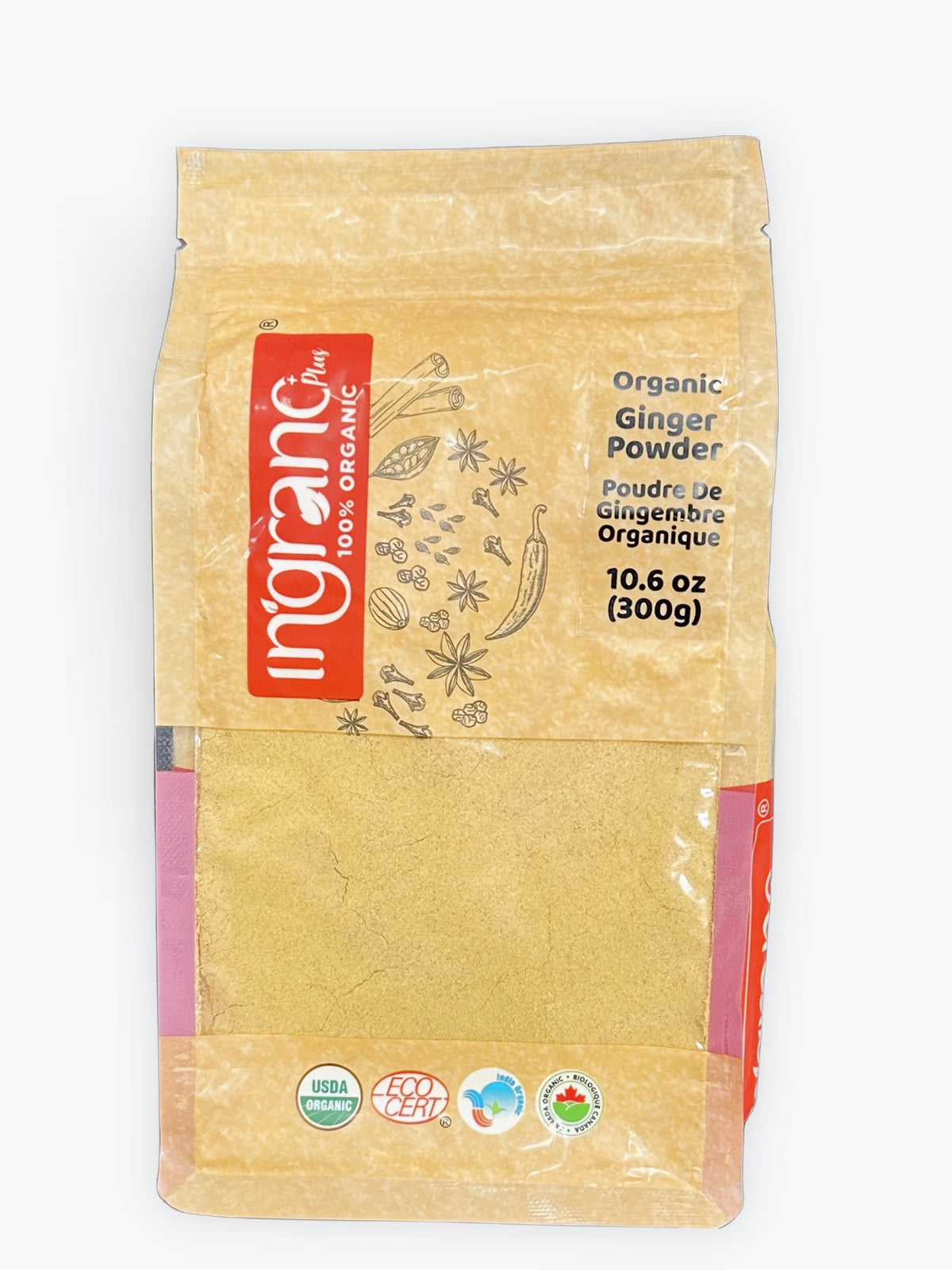 Ingrano Organic Ginger Powder 300g — Spice Divine
