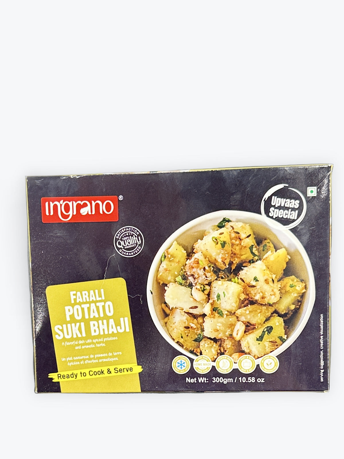 Ingrano Frozen Farali Potato Suki Bhaji 300g — Spice Divine