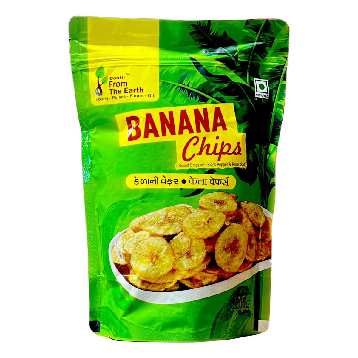 From The Earth Banana Chips 200g — Spice Divine