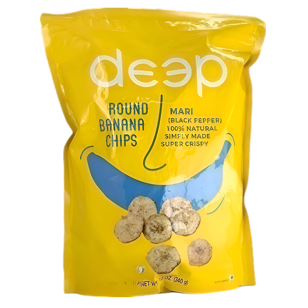 Deep Round Banana Chips Mari (Black Pepper) 340g — Spice Divine