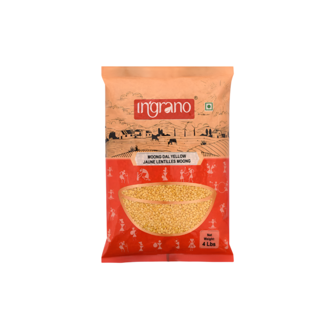 Ingrano Moong Dal Yellow 4lb — Spice Divine