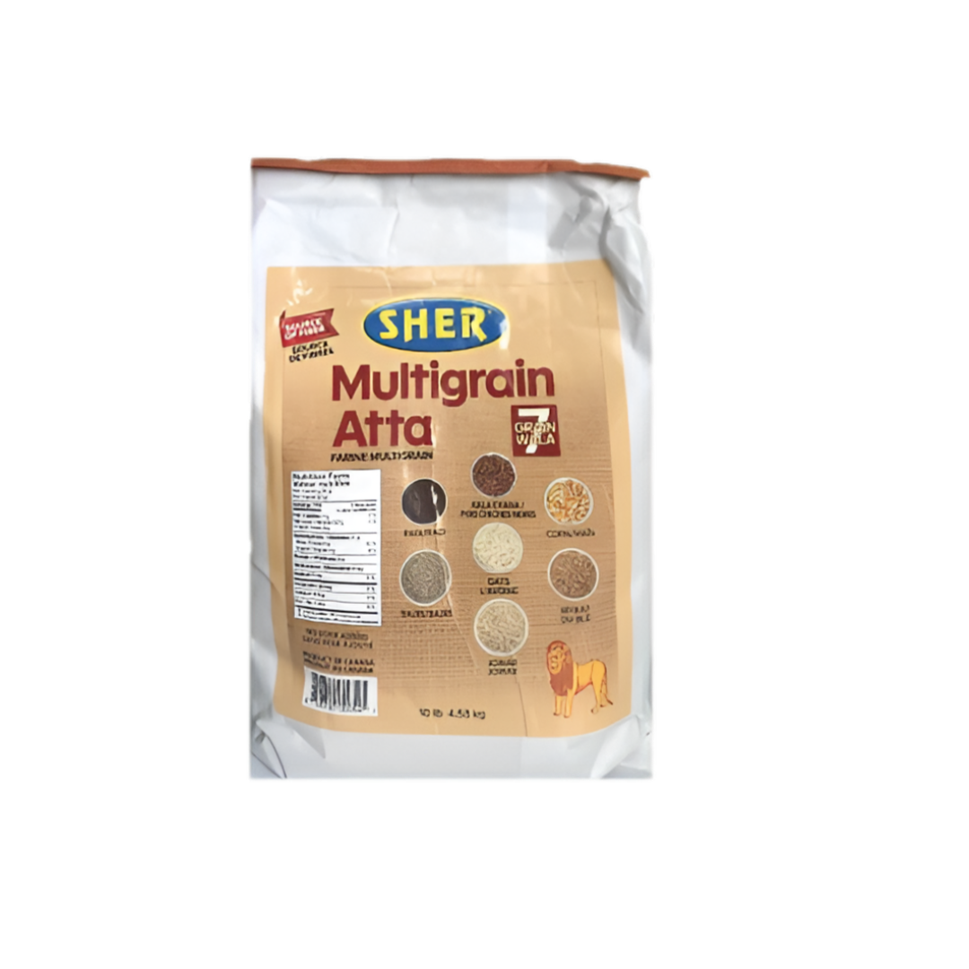 Sher Multigrain Flour 10Lb — Spice Divine