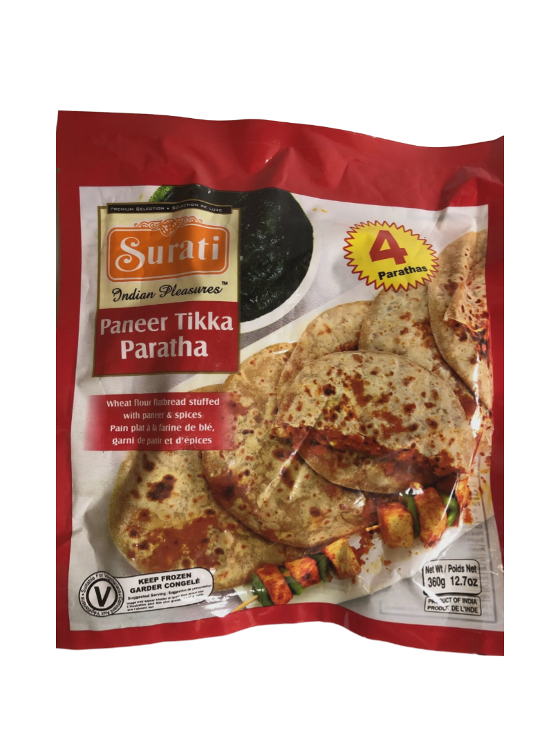 Surati Paneer surgelé Tikka Paratha 360g — Spice Divine