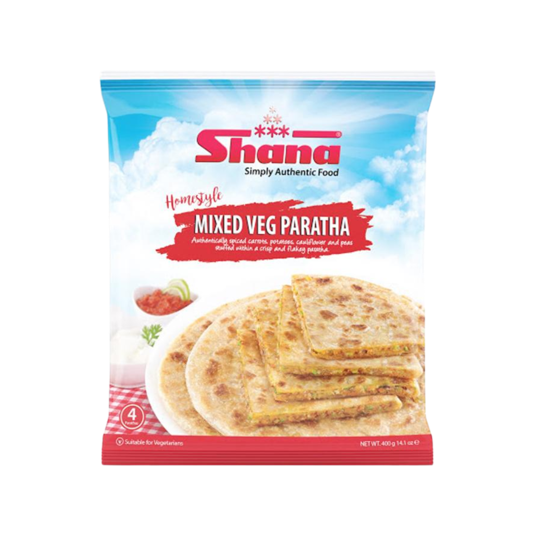 Shana Mix Veg Paratha Bharpoor Swaad 400g | Spice Divine