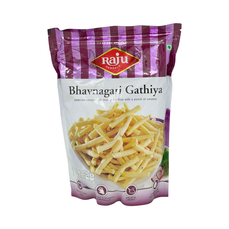 Raju Namkeen Bhavnagiri Gathiya Snack 400g | Spice Divine