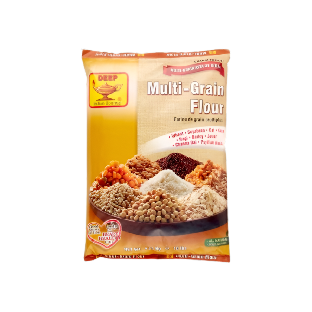 Deep Multigrain Atta 10lb — Spice Divine