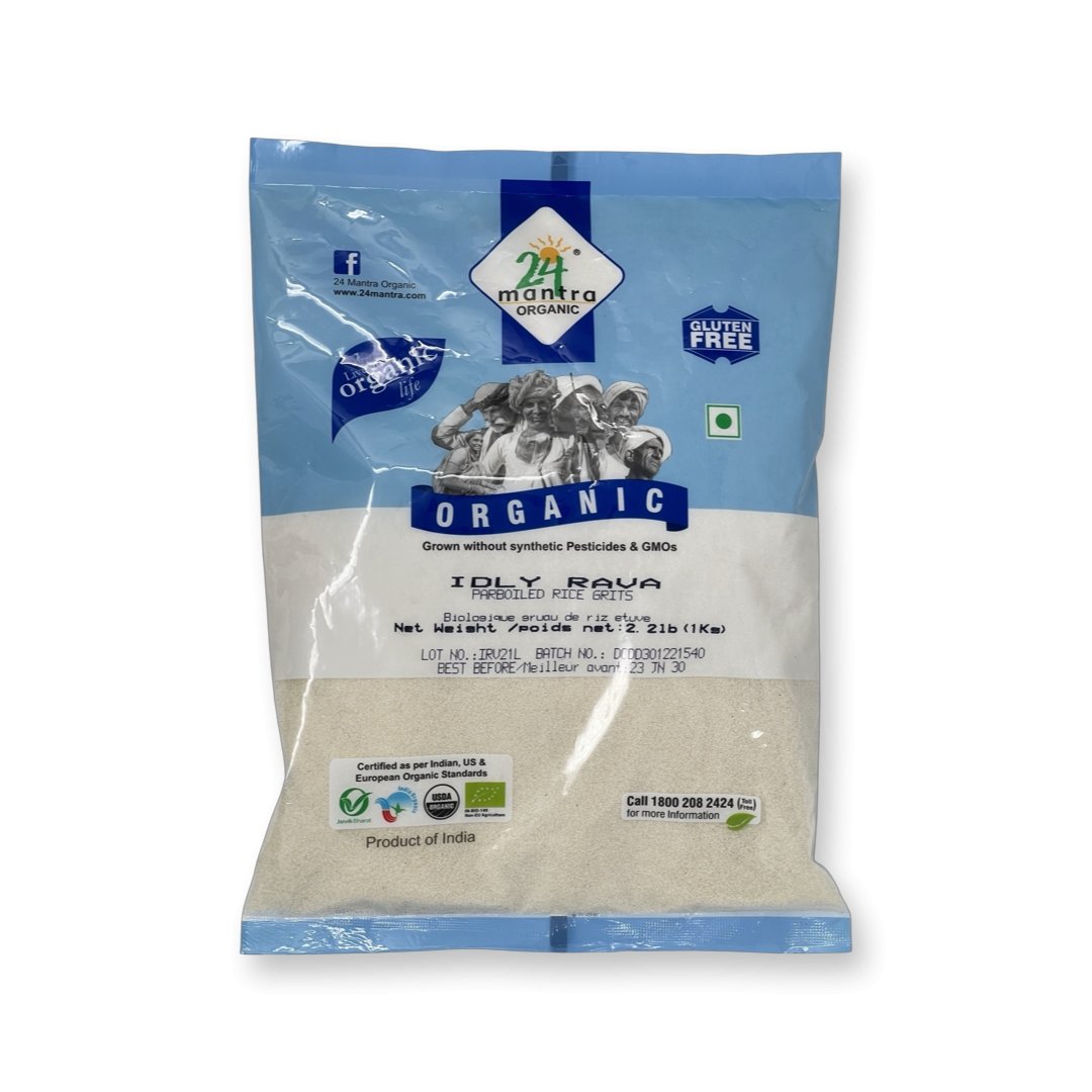 24 Mantra Organic Idly Rava Flour 2.2lb — Spice Divine