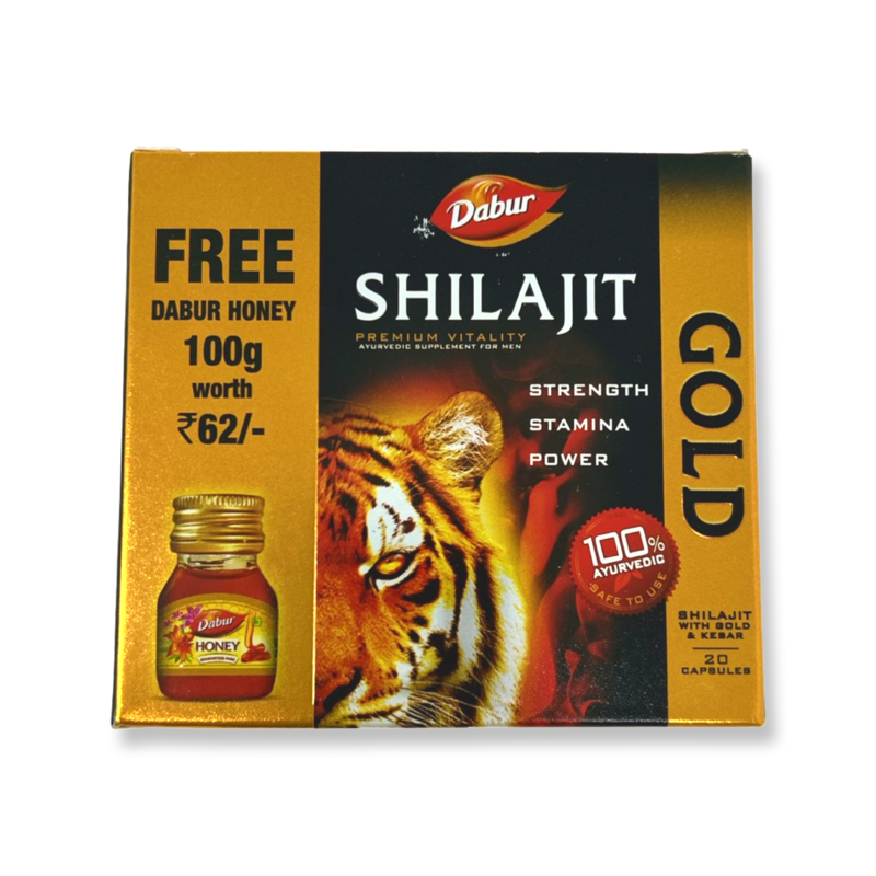 Dabur Shilajit Gold (20 Capsules) — Spice Divine