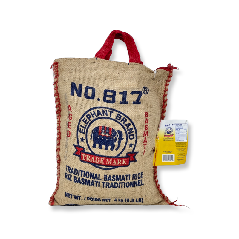 Elephant brand No 817 Extra long Basmati rice 4kg(8.8Lb) — Spice Divine