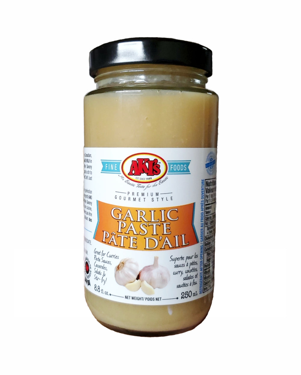 Aki's Garlic Paste 250ml — Spice Divine