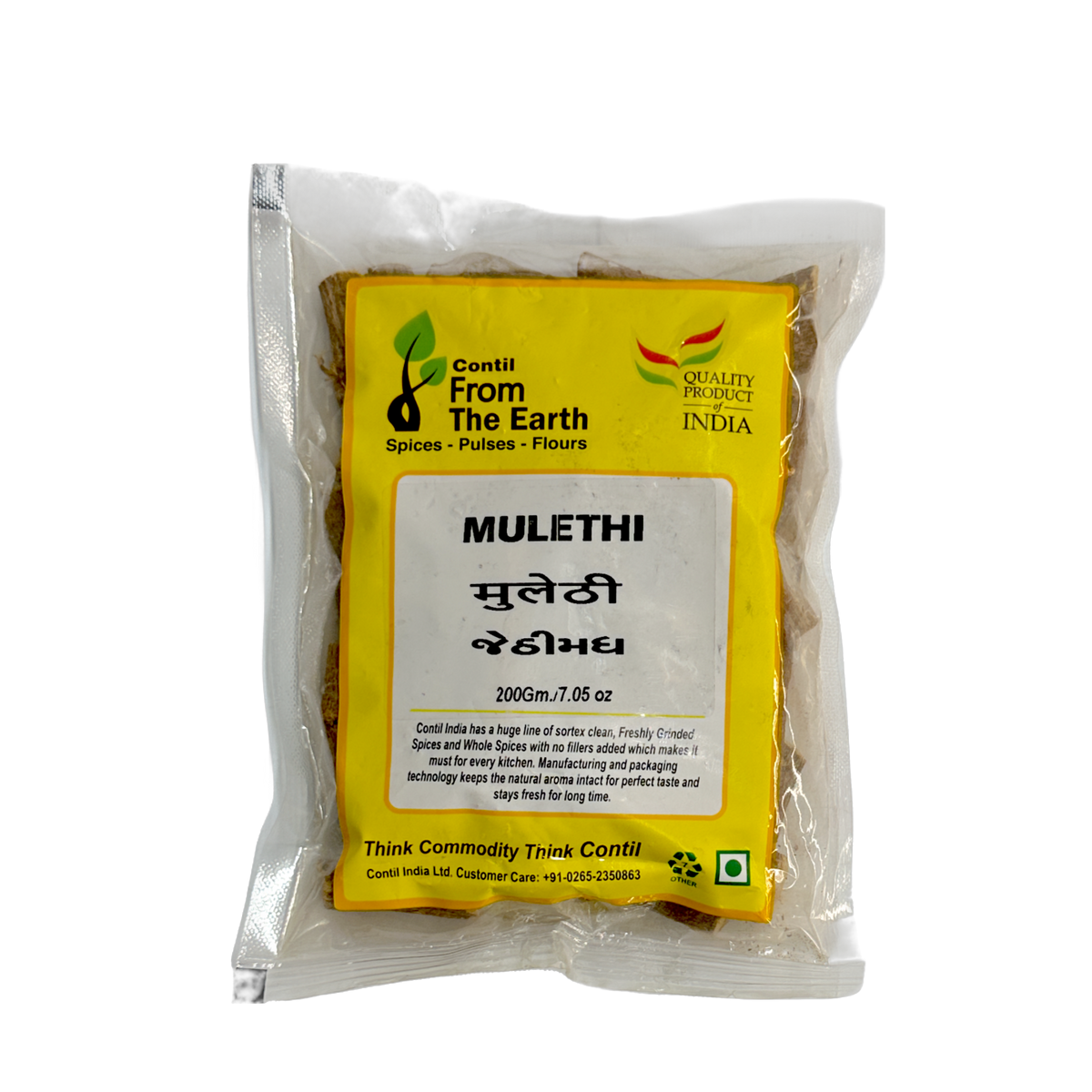 From The Earth Mulethi Whole 200g — Spice Divine