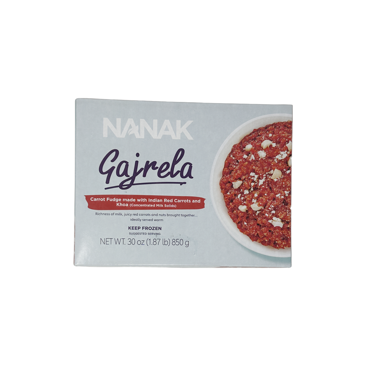 Nanak Frozen Gajrela 850g — Spice Divine