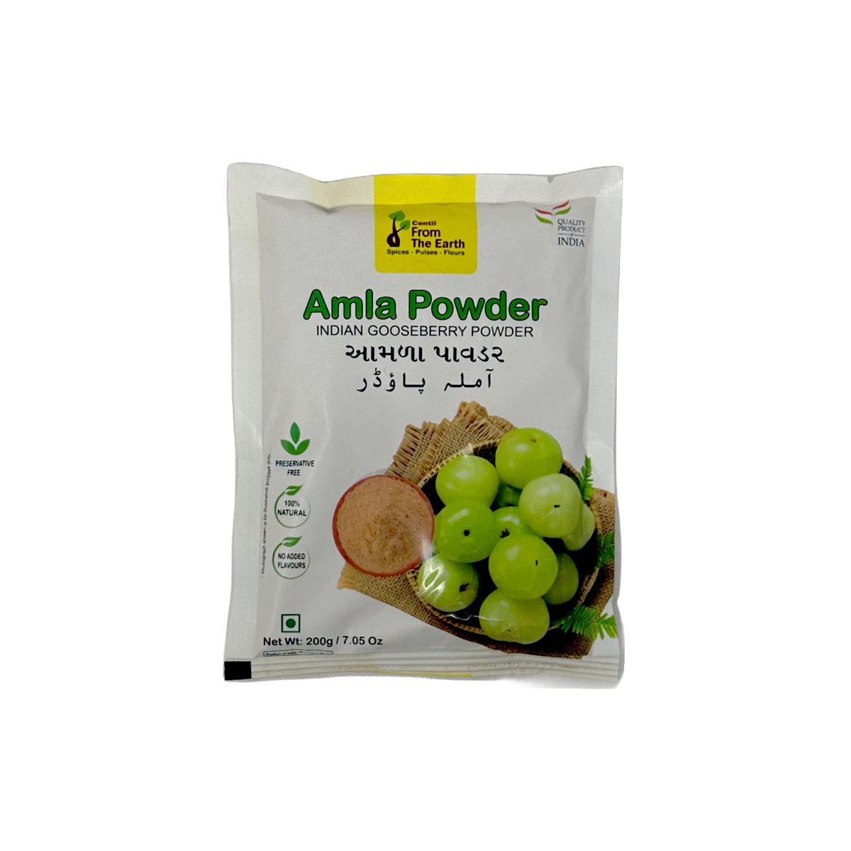 From The Earth Amla Powder 200g — Spice Divine