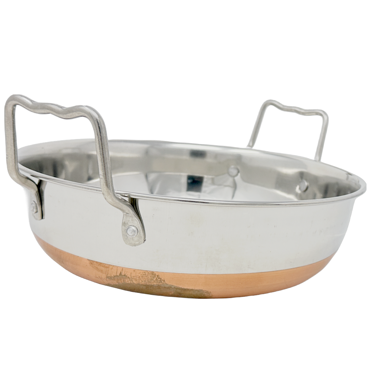 Contil Copper Bottom Kadai — Spice Divine