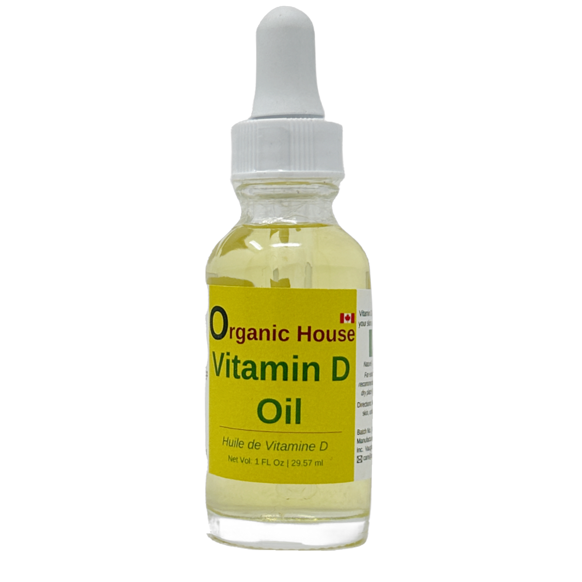 Organic House Vitamin D Oil — Spice Divine