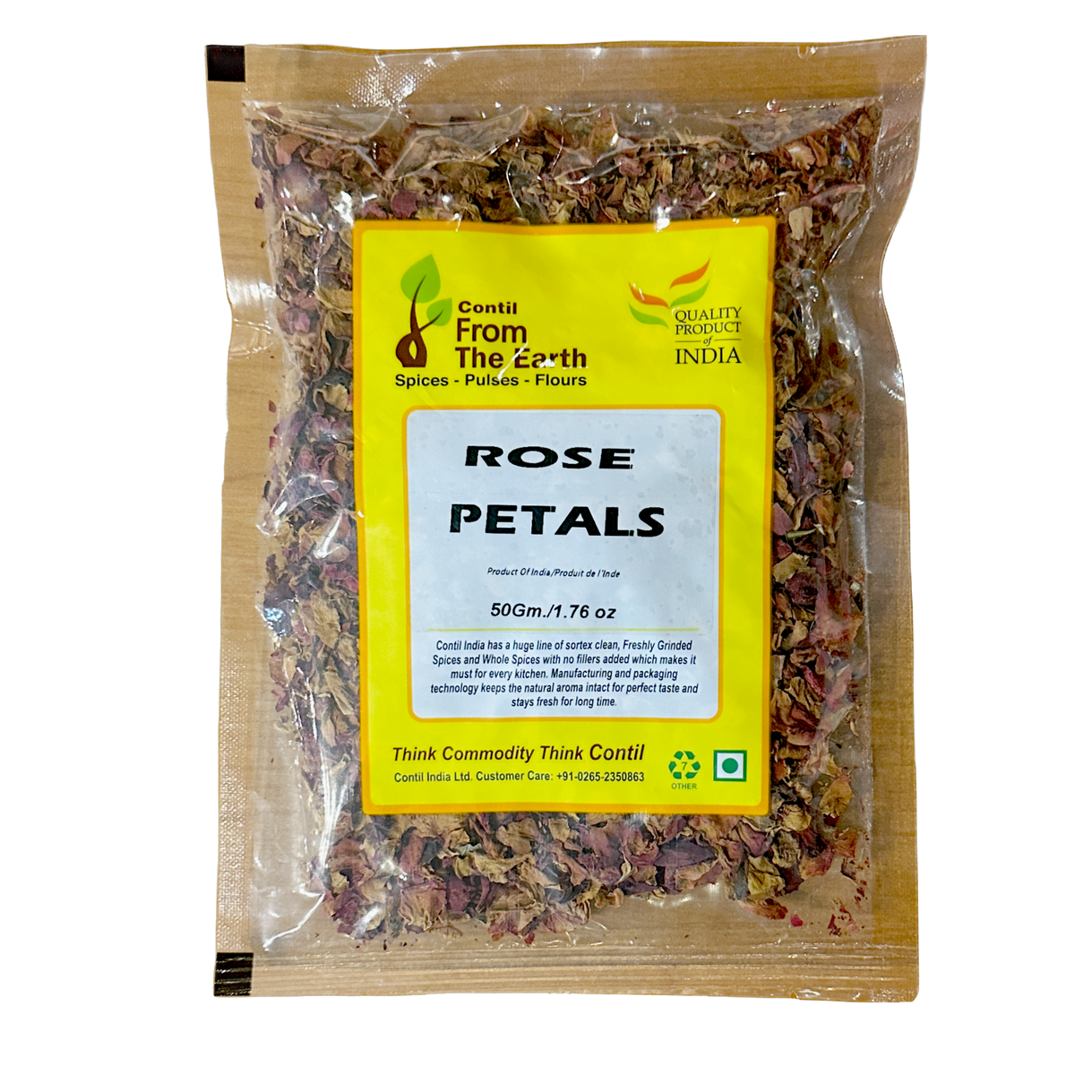 From The Earth Rose Petals 50g — Spice Divine