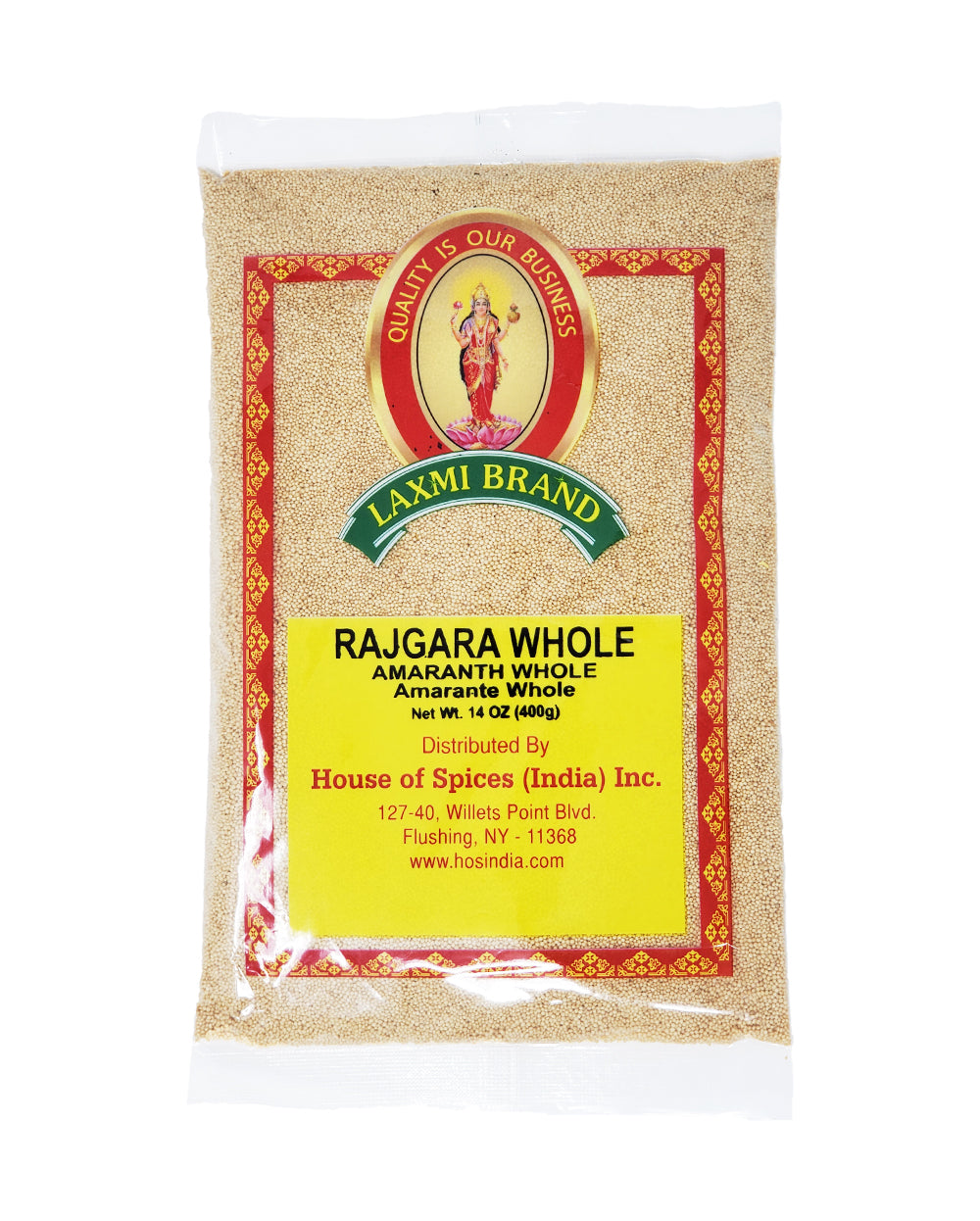 Laxmi Brand Rajagara (Amaranth Whole) 400gm — Spice Divine