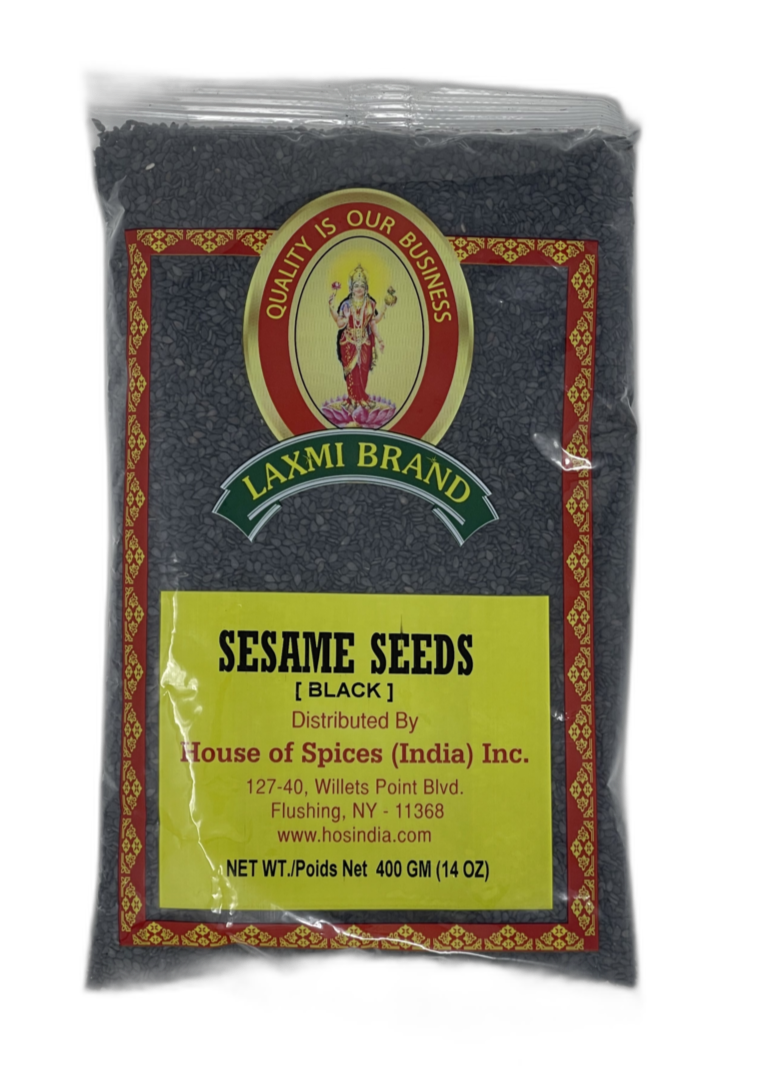 Laxmi brand Sesame seeds black 400g — Spice Divine