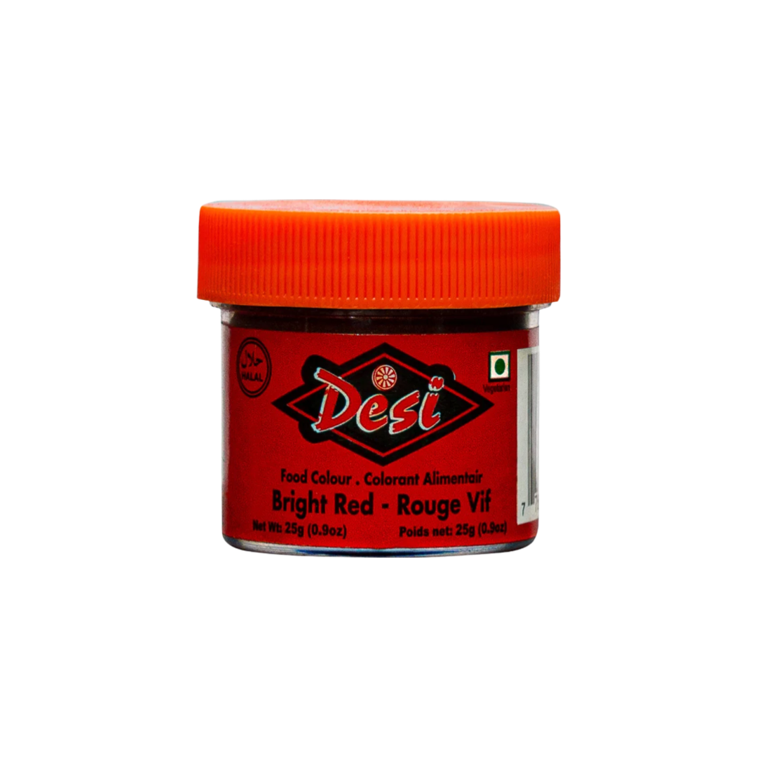 Desi Bright Red Food Color 25g — Spice Divine