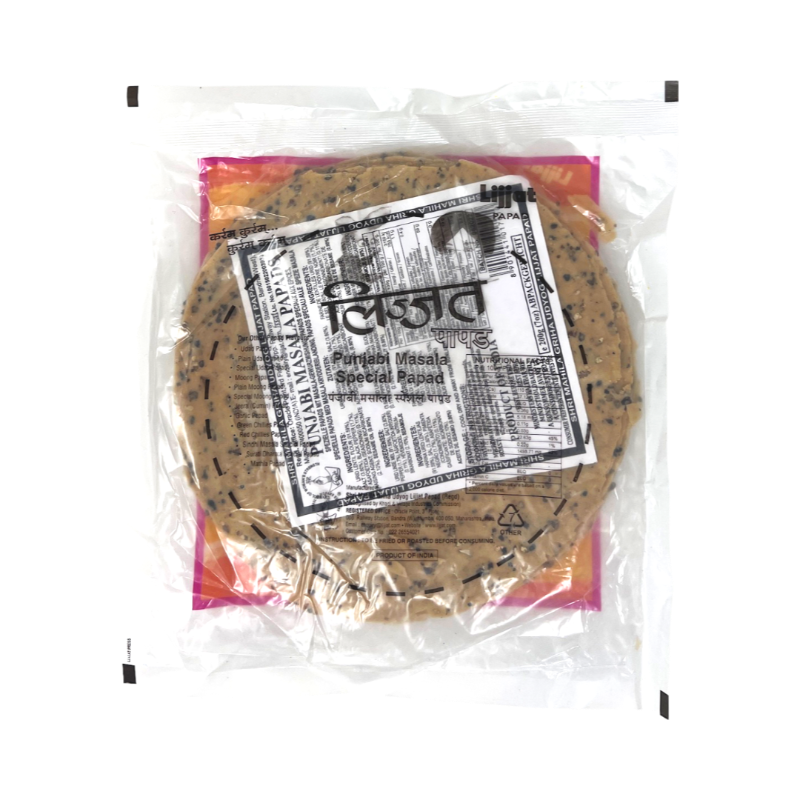 Lijjat Punjabi Masala Papad 200g — Spice Divine