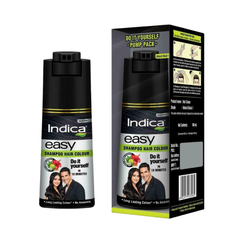 Indica Easy Shampoo Hair Colour 180ml — Spice Divine