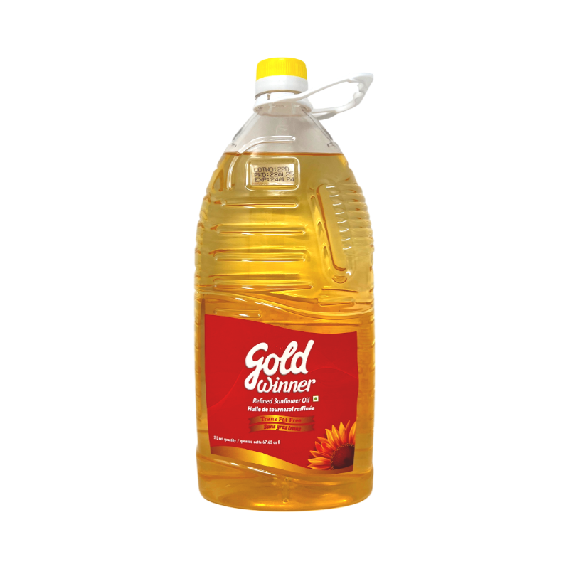 Gold Winner Refined Sunflower Oil 2L — Spice Divine