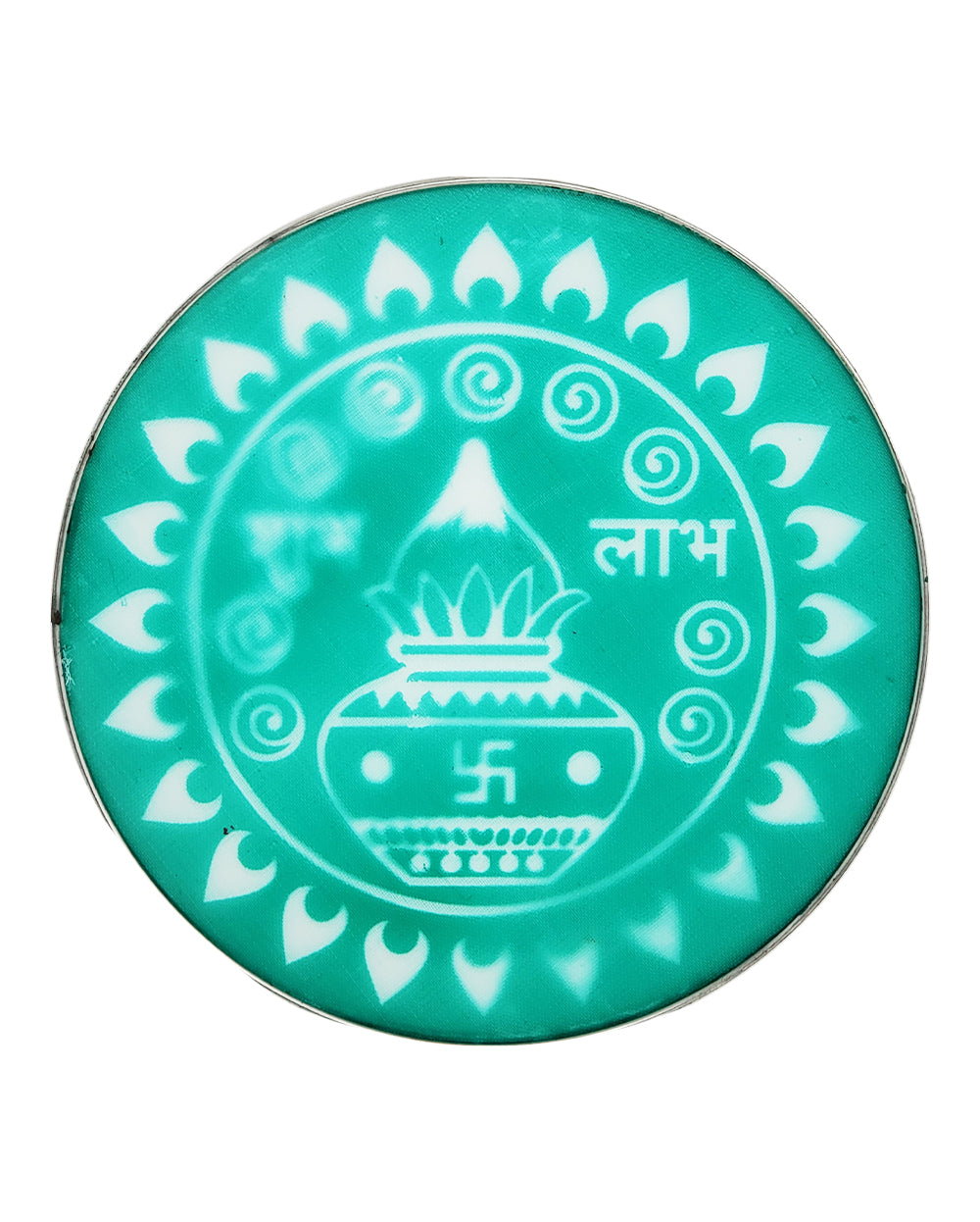 Shubh Labh Kalash Rangoli Stencil — Spice Divine