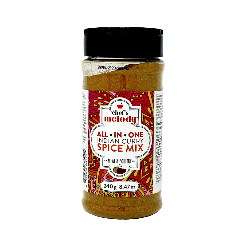 Chef's Melody Indian Curry Spice Mix (Meat & Poultry) 240g — Spice Divine