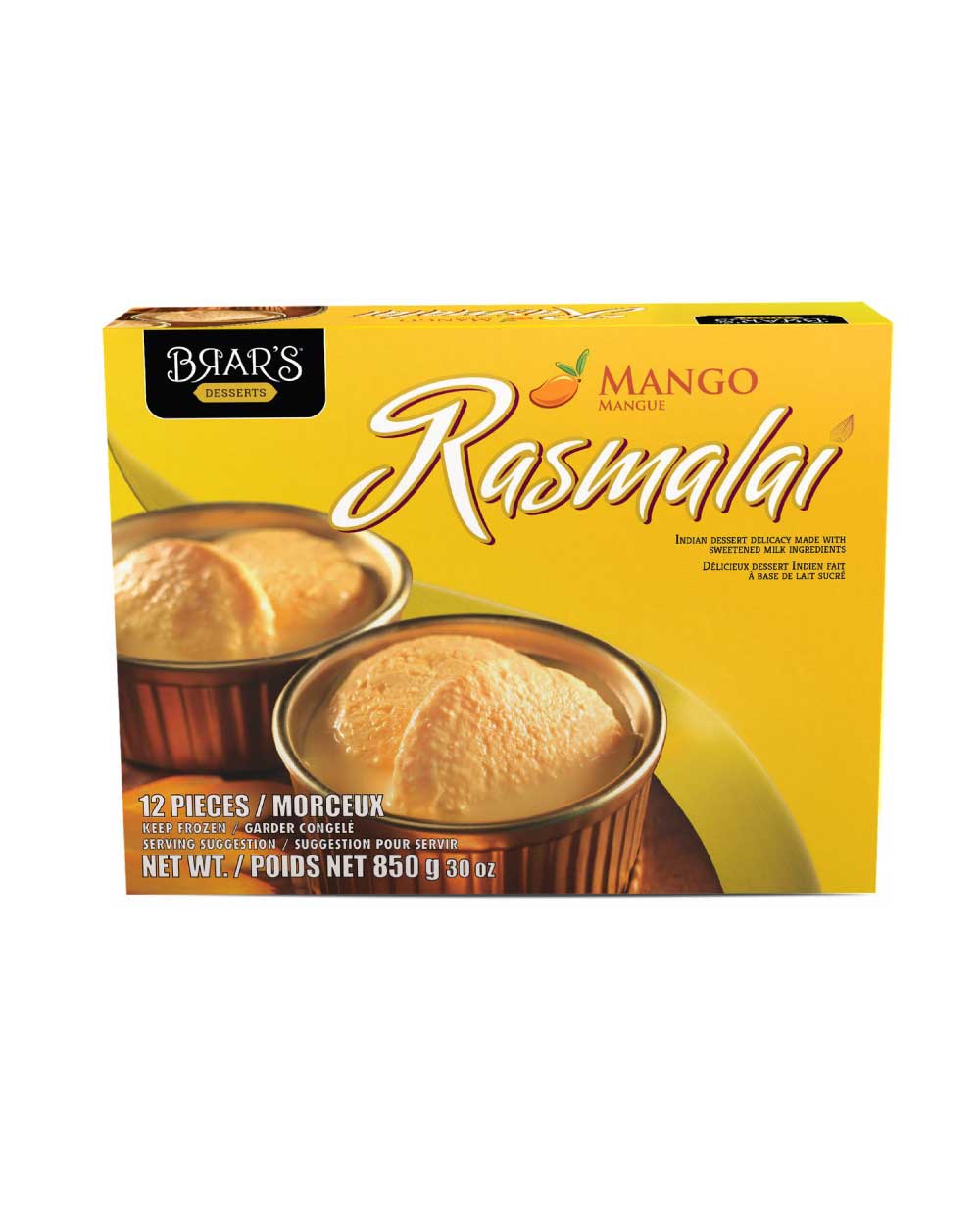 Brars Mango Rasmalai 1kg — Spice Divine