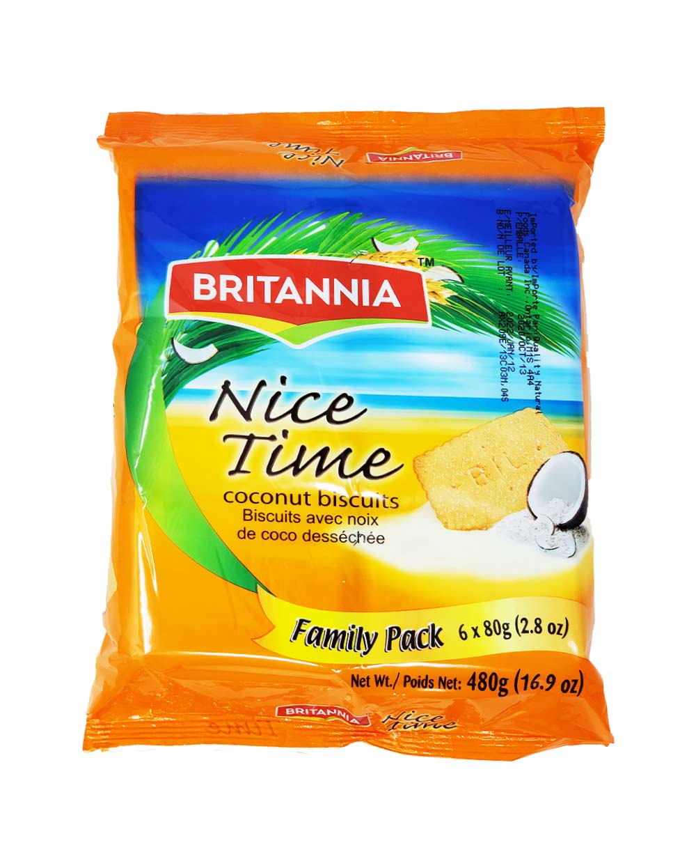 Britannia Nice Time Coconut Biscuits — Spice Divine