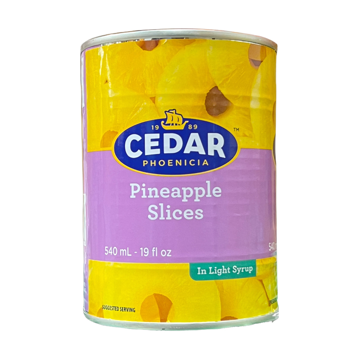 Cedar Pineapple Slices (In Light Syrup) 540ml — Spice Divine