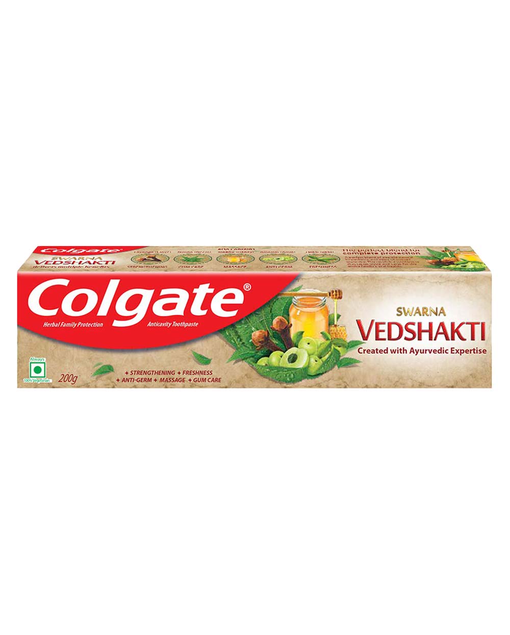 Colgate Swarna Vedshakti Toothpaste 200g — Spice Divine