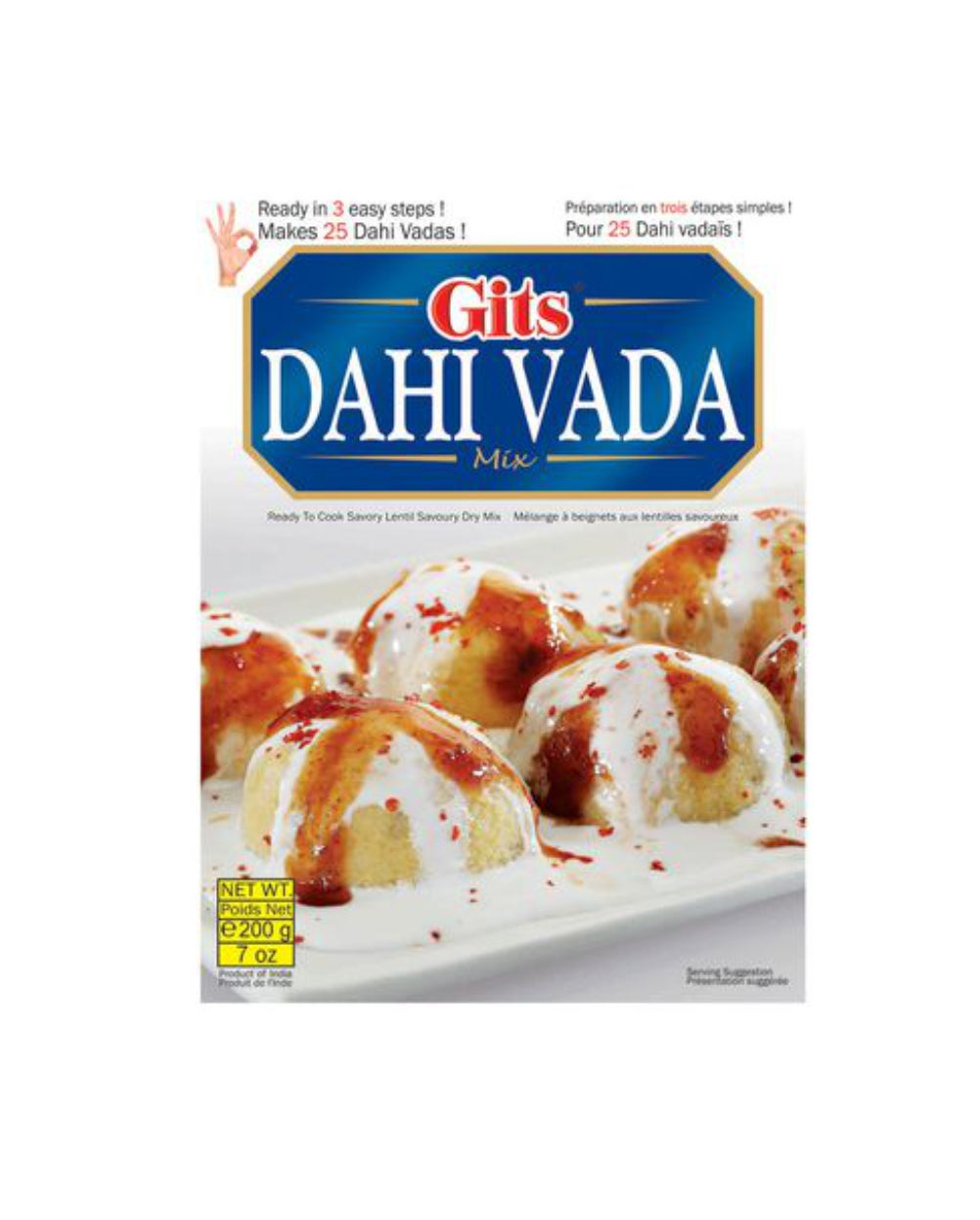 Gits Instant Mix Dahi Vada Ready-Mix 200g | Spice Divine