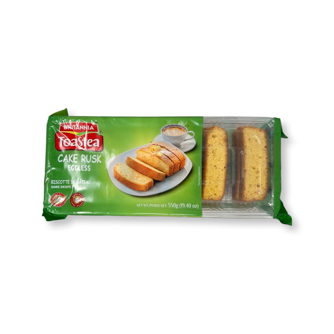 Britannia Toastea Eggless Cake Rusk 550gm — Spice Divine