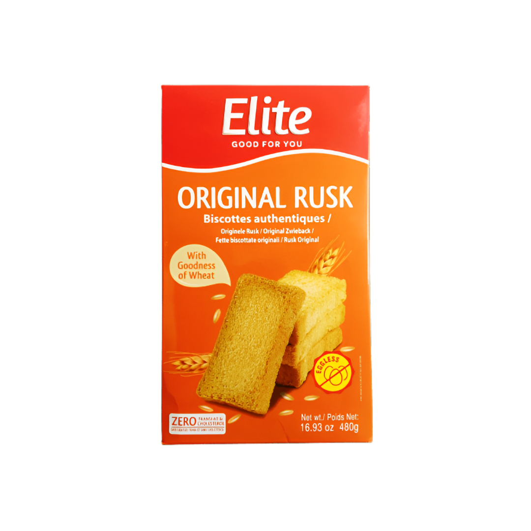 Elite Original Rusk Eggless 480g — Spice Divine