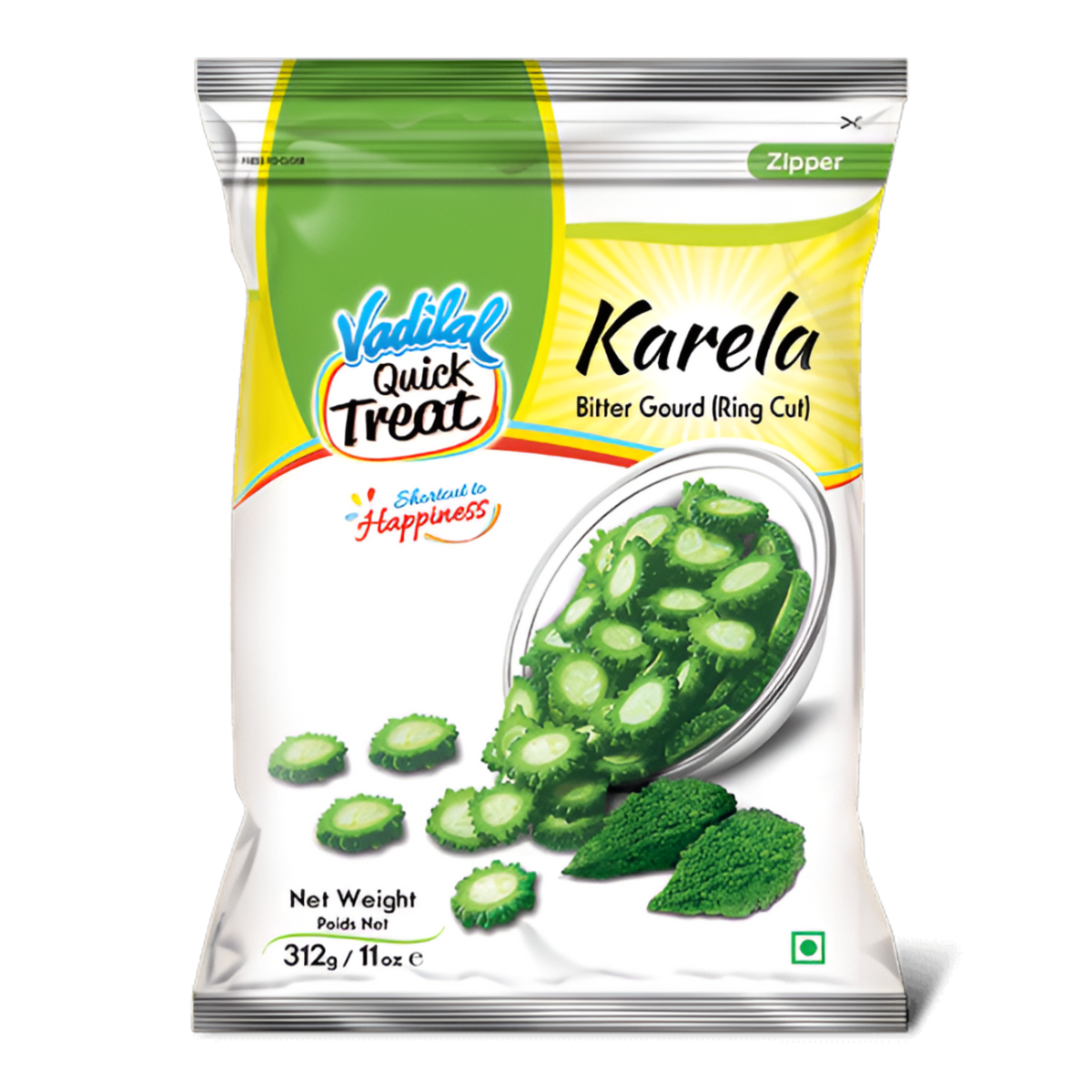 Vadilal Frozen Karela (Ring Cut) 312g — Spice Divine