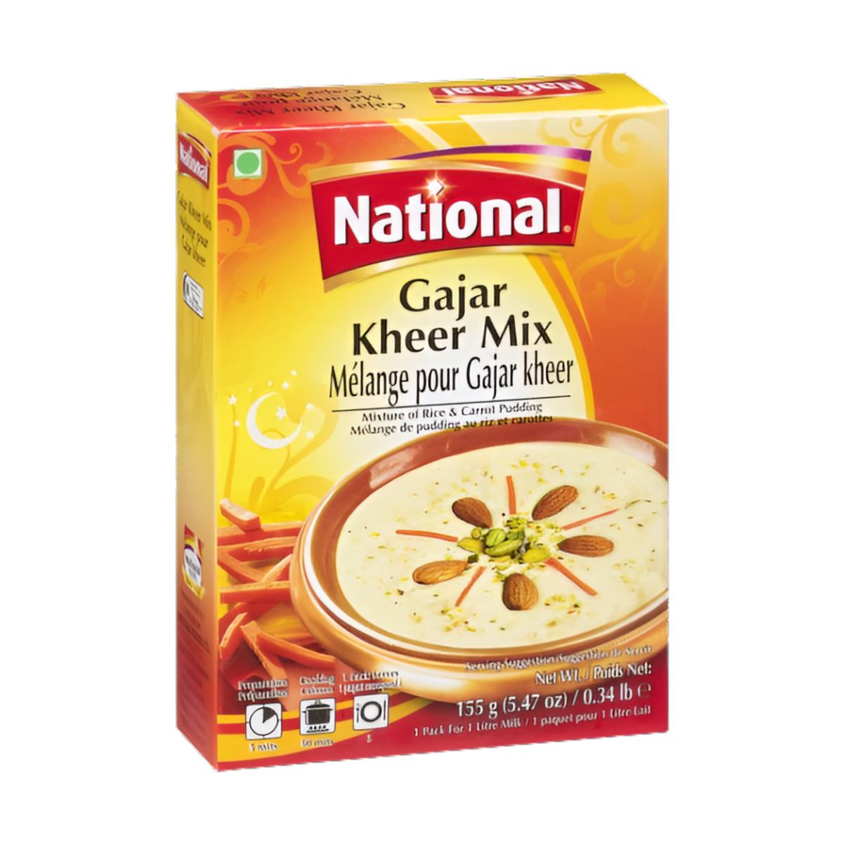 National Instant Mix Gajar Kheer Mix 155g — Spice Divine