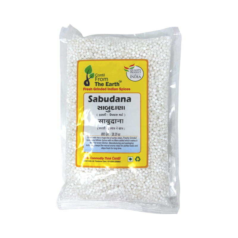 From The Earth Sabudana (Sago Seeds) 500g | Spice Divine