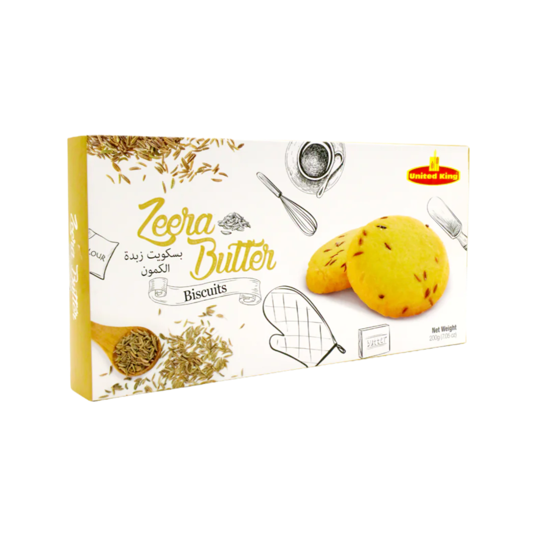United King Zeera Butter Biscuits 200g — Spice Divine