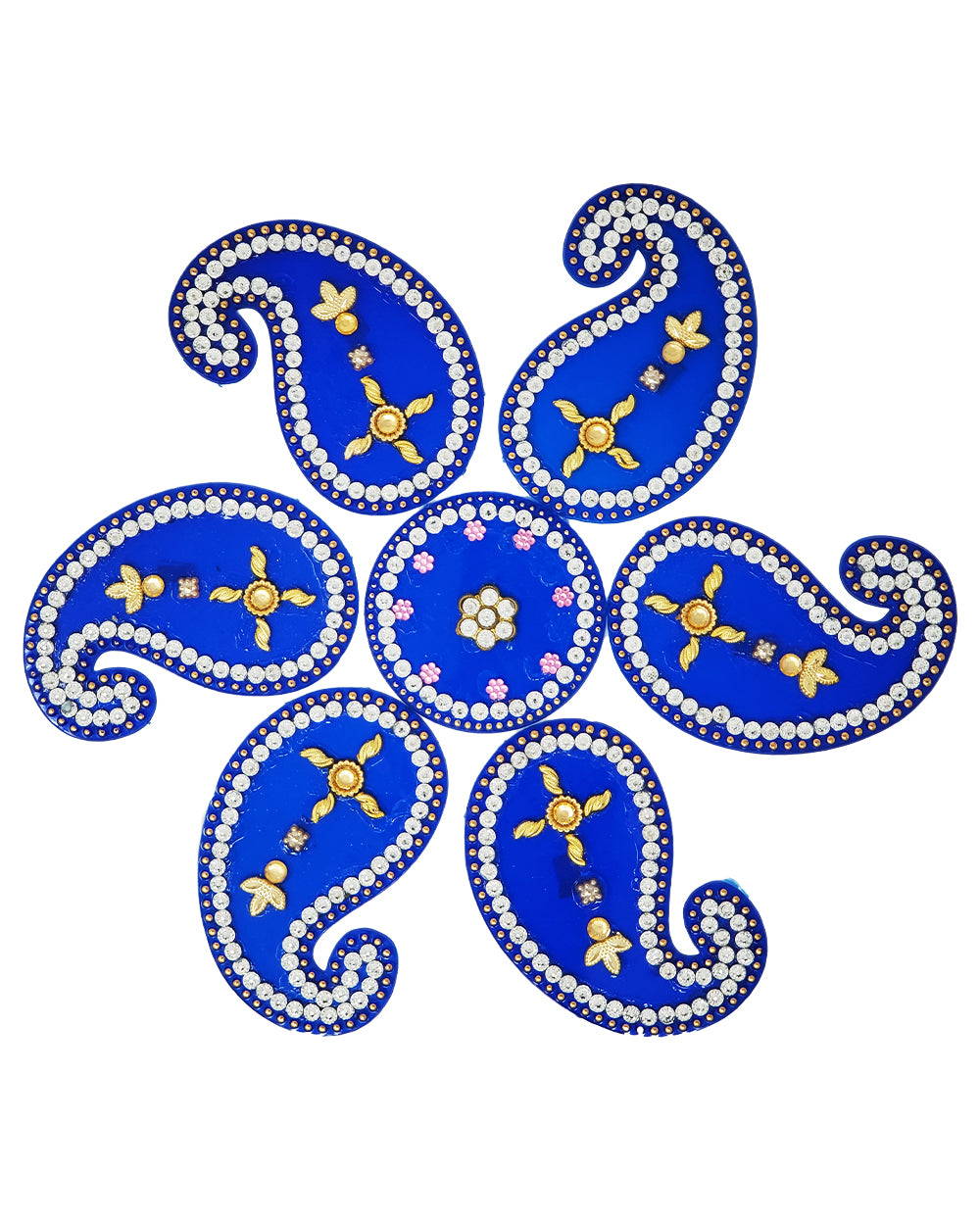 Kundan Rangoli Design (artificial Rangoli reusable) — Spice Divine